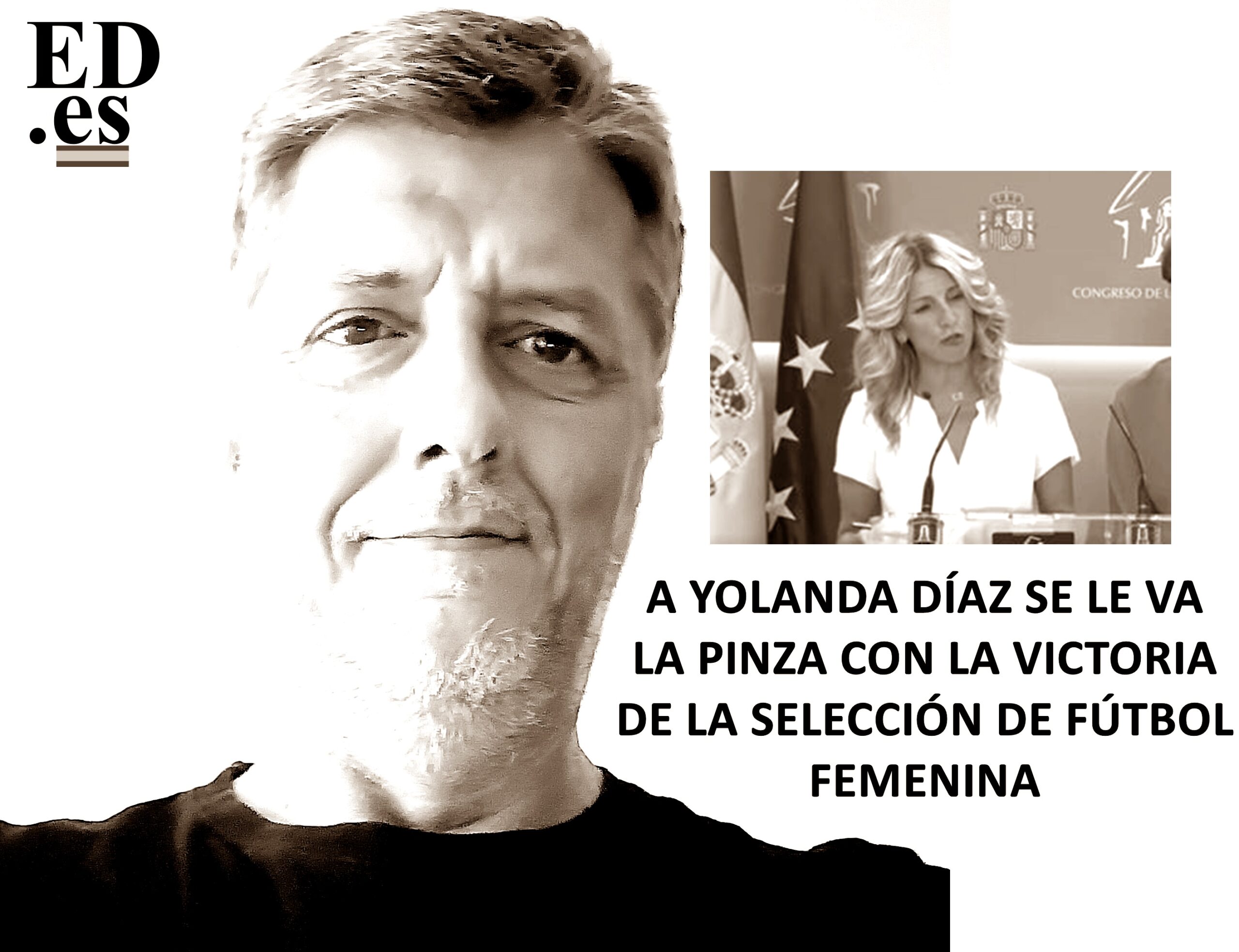 A Yolanda Díaz se le va la pinza con la victoria de la selección de ...