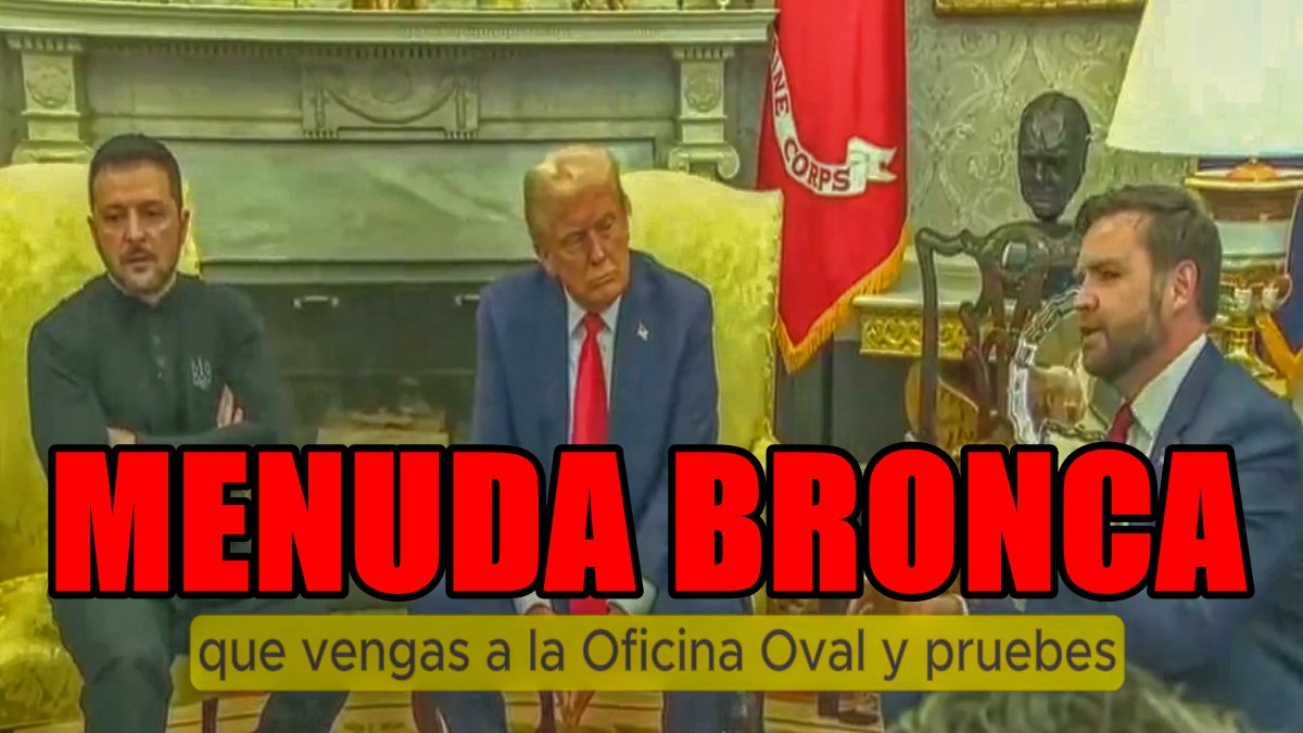 LA DESCOMUNAL 🔥 🔥 BRONCA DE TRAUMP Y VANCE A ZELENSKY – El Diestro TV